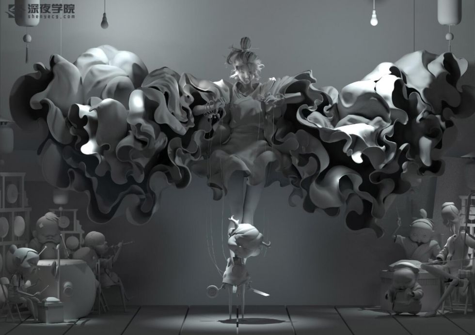 《戏。》_原创作品_新CG儿_NewCGer