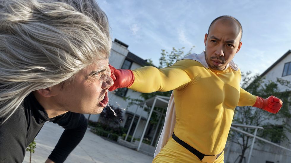 AI制作真人一拳超人镜头_原创作品_新CG儿_NewCGer